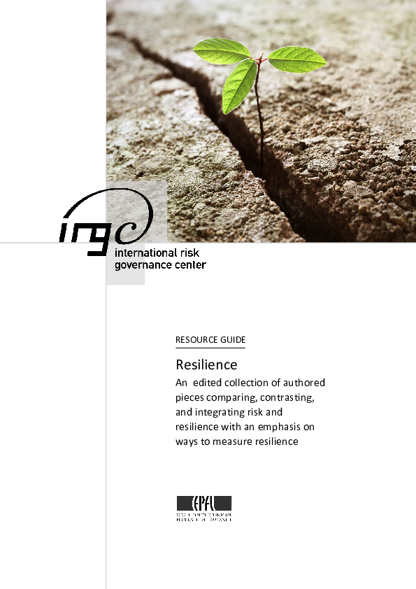 (PDF) Resource guide: Resilience
