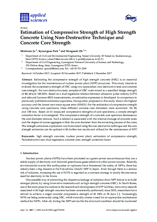 (PDF) Estimation of Compressive Strength of High-Strength Concrete with Recycled Aggregate Using ...