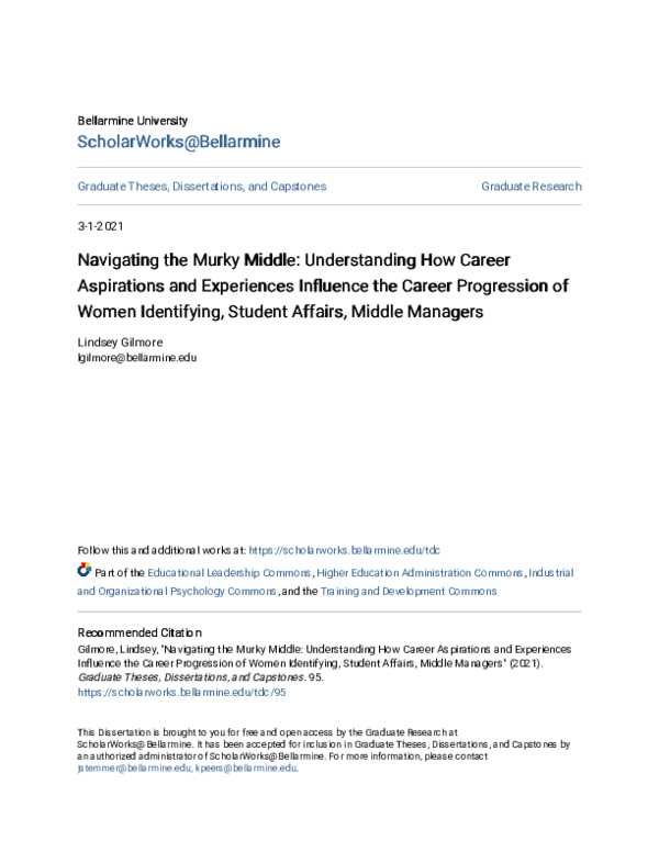 (PDF) Navigating the Murky Middle: Understanding How Career Aspirations ...
