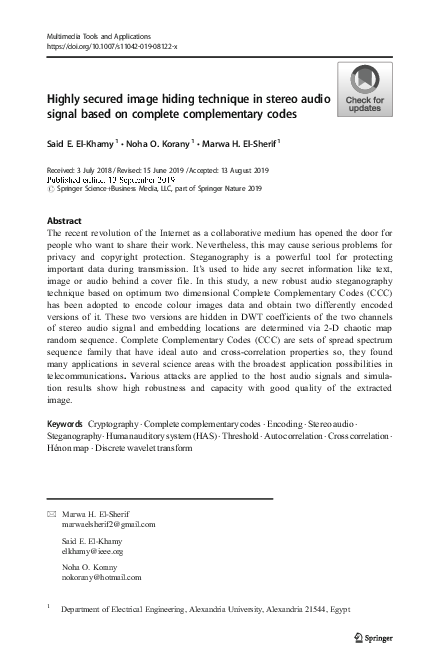 (PDF) Highly secured image hiding technique in stereo audio signal ...