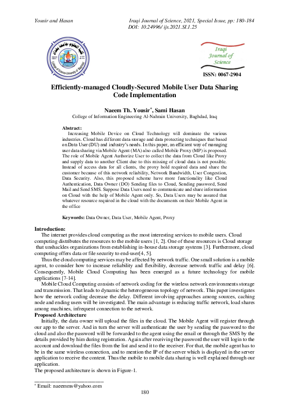 (PDF) Efficiently-manged Cloudly-Secured Mobile User Data Sharing Code ...