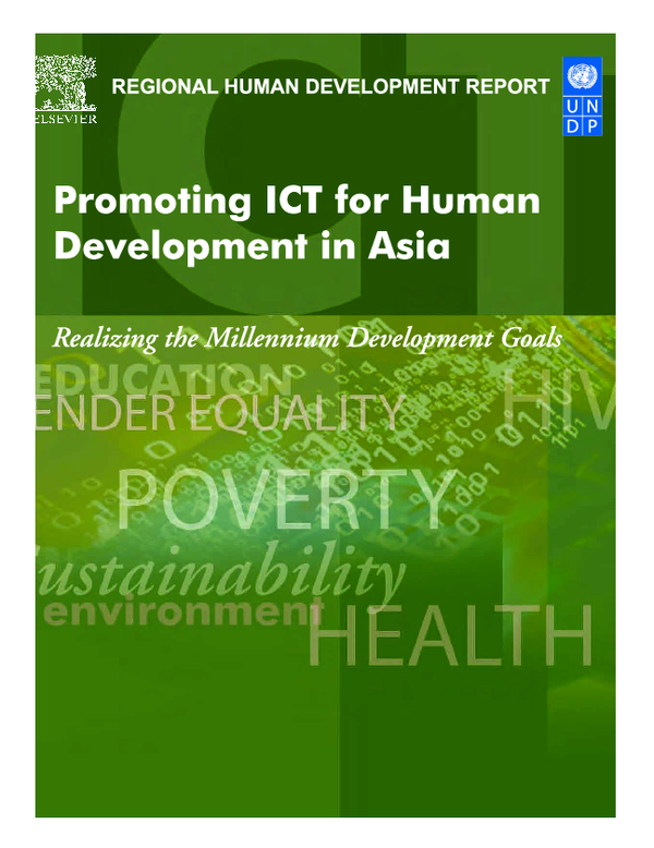 (PDF) Promoting ICT For Human Development In Asia. Realizing the ...