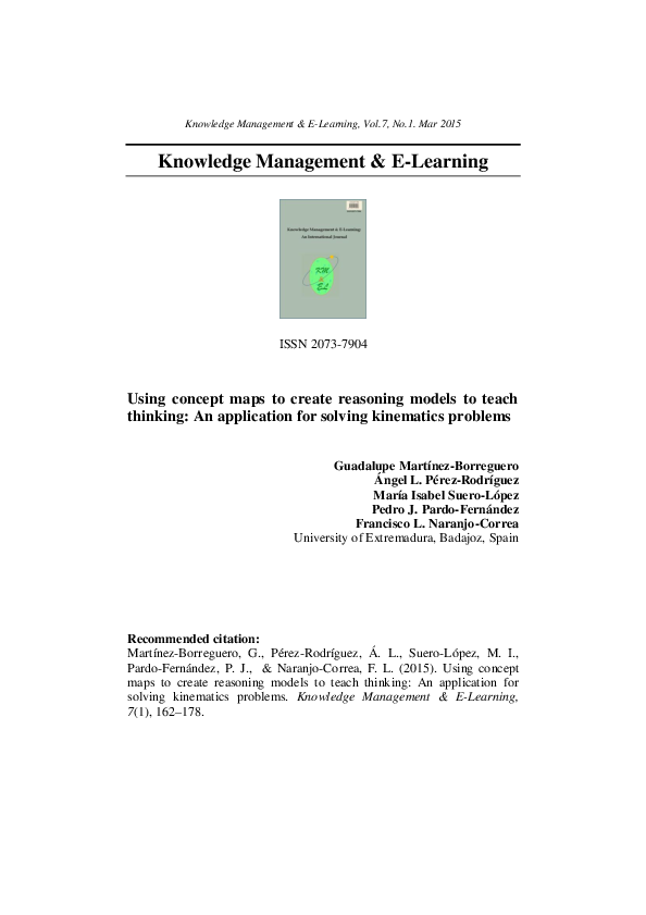 (PDF) Using concept maps to create reasoning models to teach thinking: An application for ...