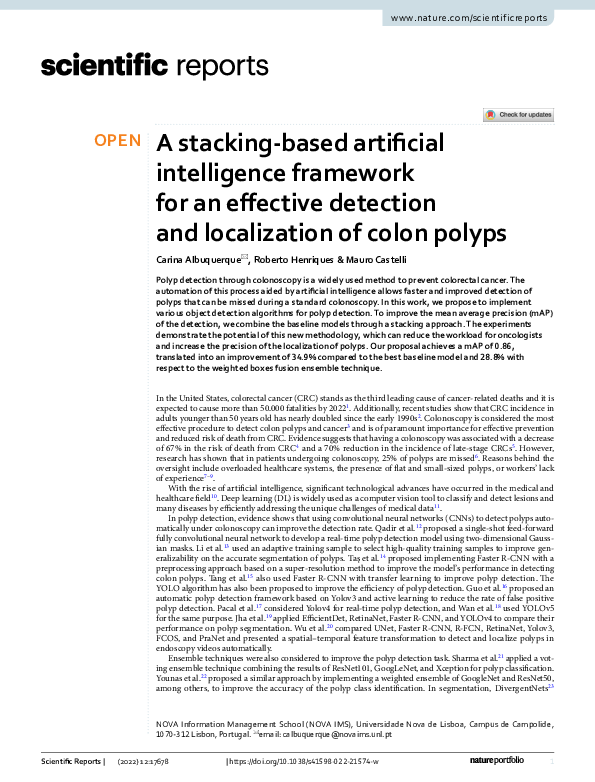 (PDF) A stacking-based artificial intelligence framework for an effective detection and ...