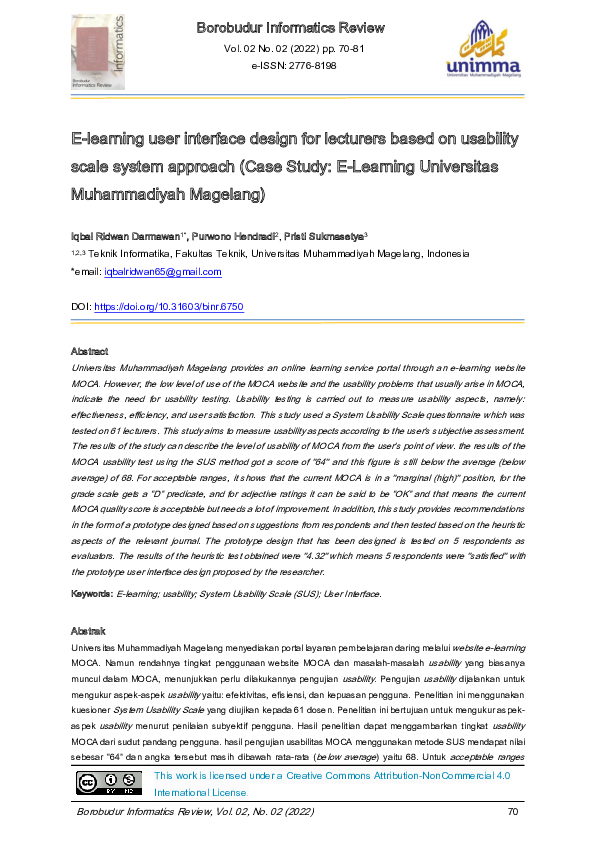 (PDF) E-learning user interface design for lecturers based on usability ...