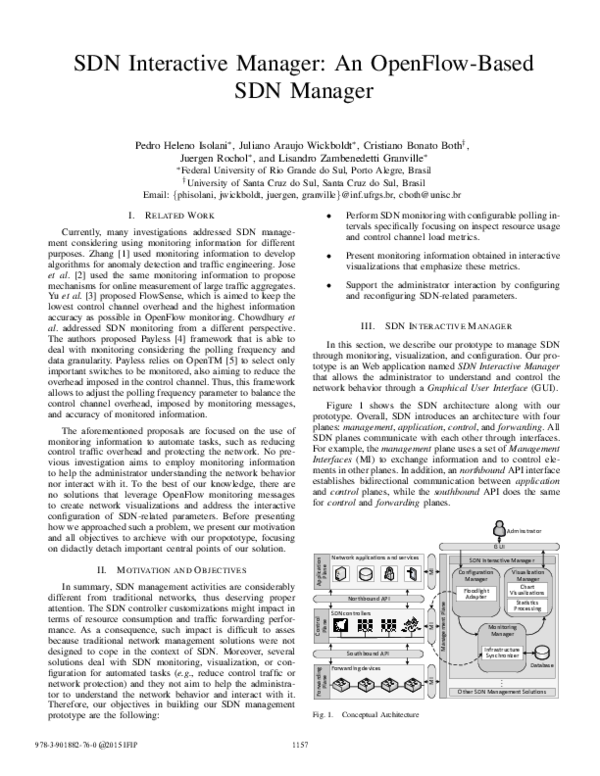 (PDF) SDN interactive manager: An OpenFlow-based SDN manager
