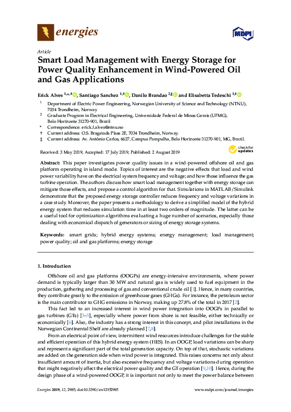 (PDF) Smart Load Management with Energy Storage for Power Quality ...
