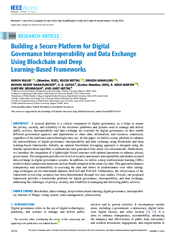 (PDF) Building a Secure Platform for Digital Governance Interoperability and Data Exchange Using ...