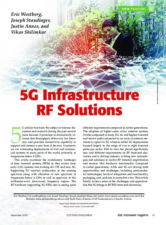Pdf 5g Infrastructure Rf Solutions Challenges And Opportunities