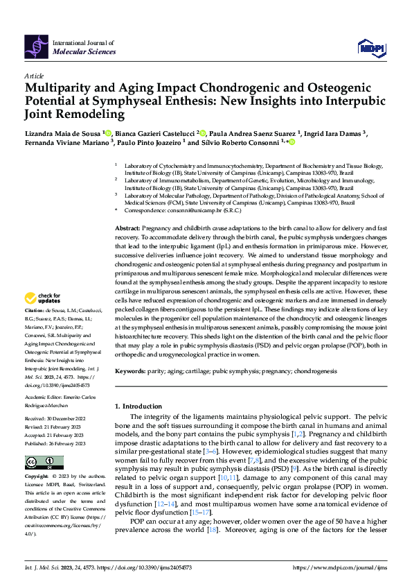 (PDF) Multiparity and Aging Impact Chondrogenic and Osteogenic ...