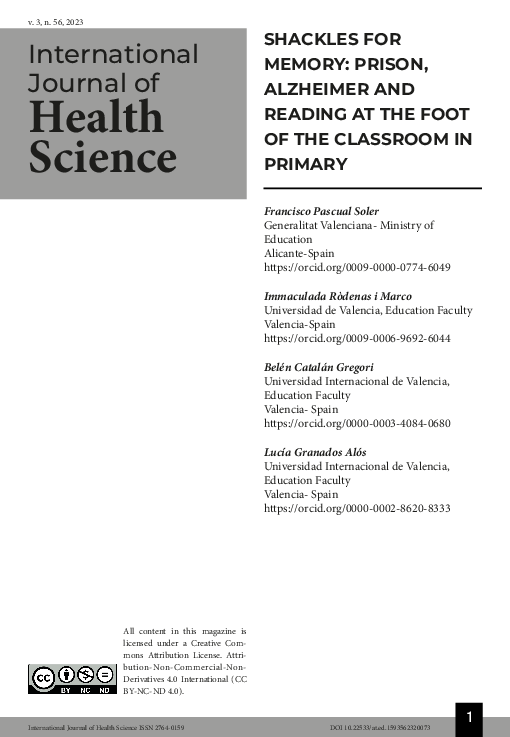 (PDF) SHACKLES FOR MEMORY: PRISON, ALZHEIMER AND READING AT THE FOOT OF ...