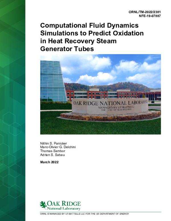 (PDF) Computational Fluid Dynamics Simulations to Predict Oxidation in Heat Recovery Steam ...