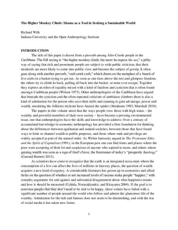 (PDF) The Higher Monkey Climb Shame as a Tool | BC. Gazipaşa ...