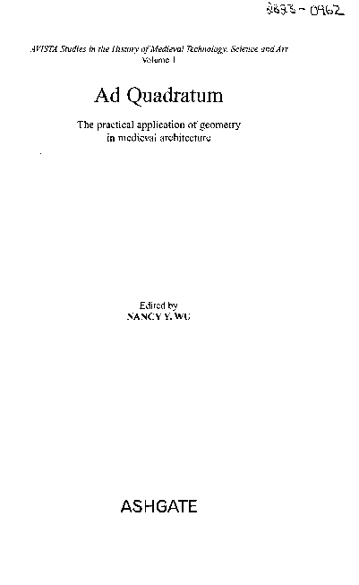 (PDF) Ad Quadratum: The Practical Application of Geometry in Medieval ...