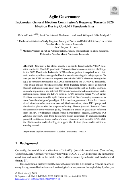 (PDF) Agile Governance