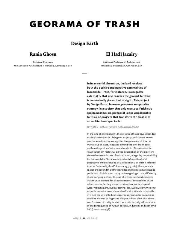 (PDF) Georama of Trash