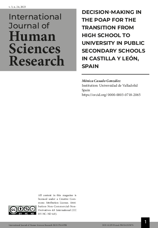 (PDF) DECISION-MAKING IN THE POAP FOR THE TRANSITION FROM HIGH SCHOOL ...