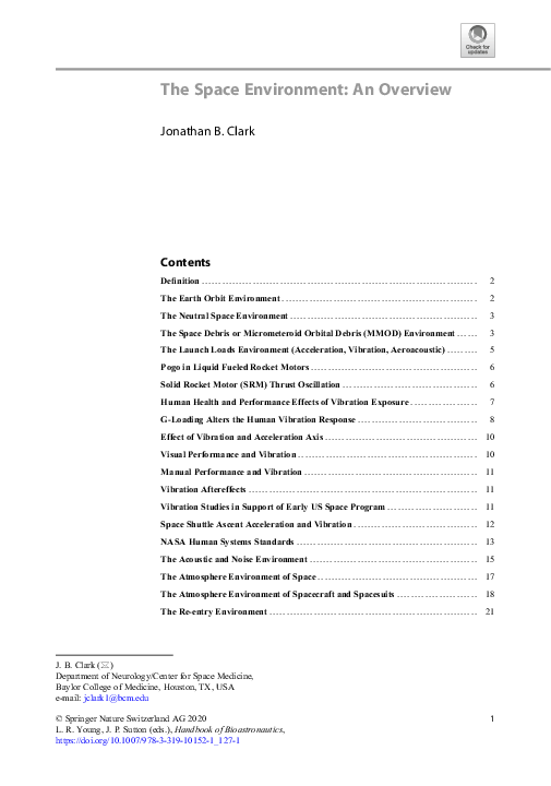 (PDF) The Space Environment: An Overview