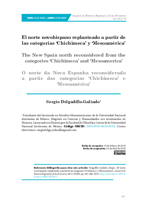 (PDF) El norte novohispano replanteado a partir de las categorías ...