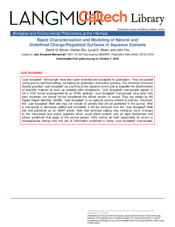 (PDF) Rapid Characterization and Modeling of Natural and Undefined ...