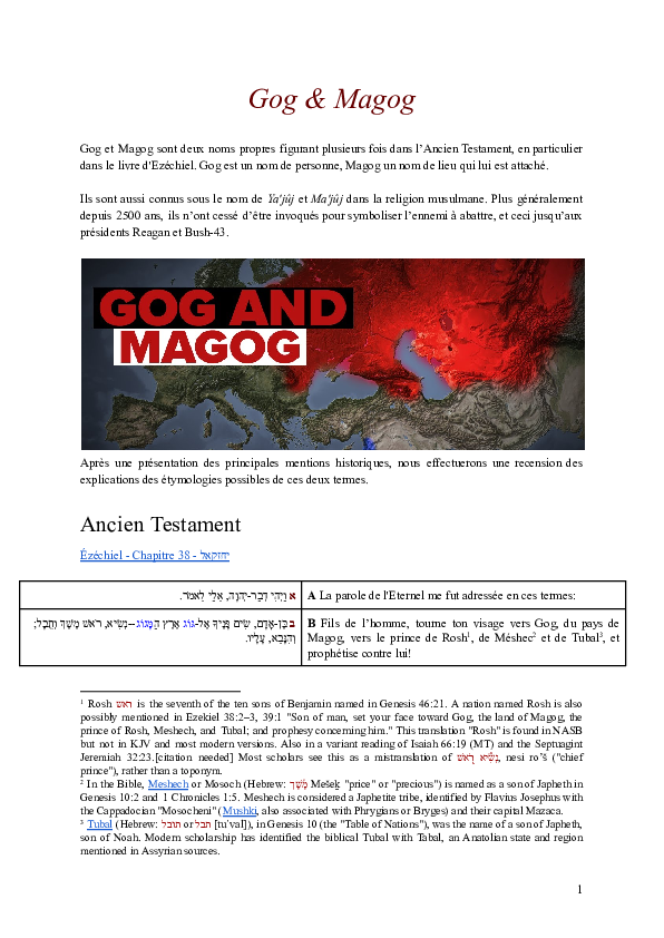 (PDF) Gog & Magog