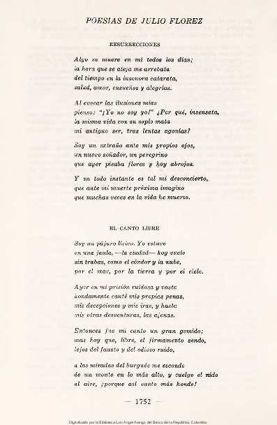 (PDF) Poesías de Julio Flórez