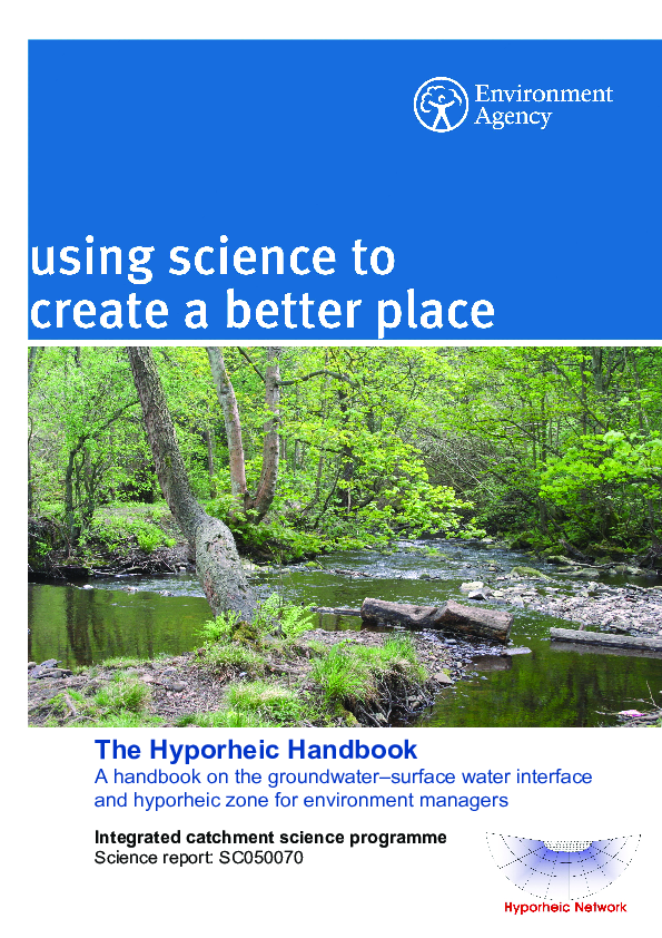 (PDF) Integrated catchment science programme Science report: SC050070 ...