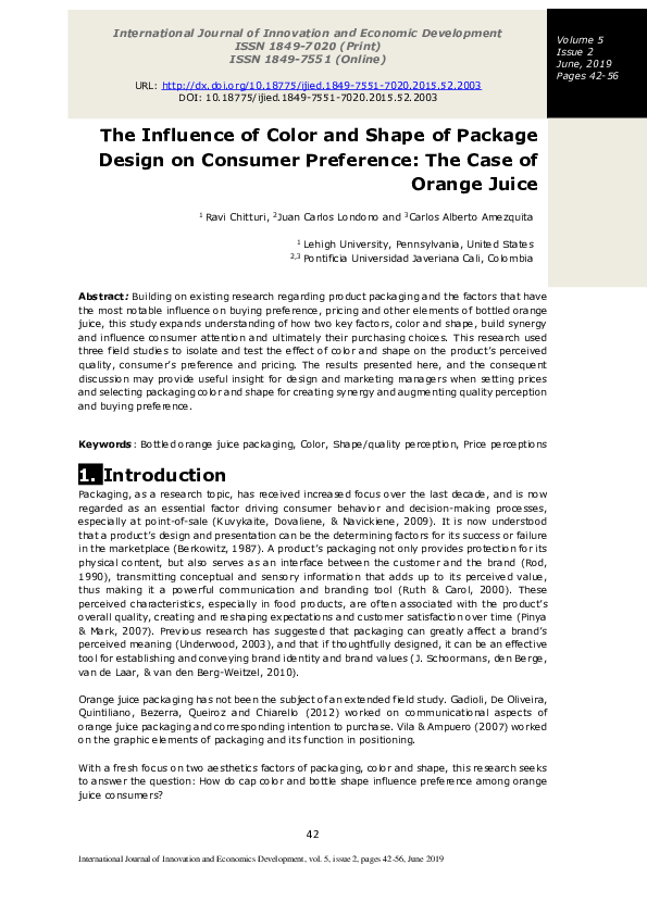 (PDF) Orange Juice Color