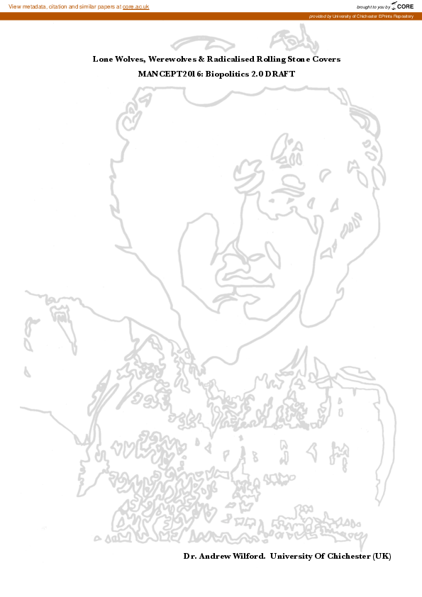 (PDF) Lone Wolves, Werewolves & Radicalised Rolling Stone Covers