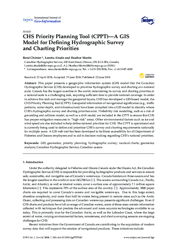 (PDF) CHS Priority Planning Tool (CPPT)—A GIS Model for Defining ...