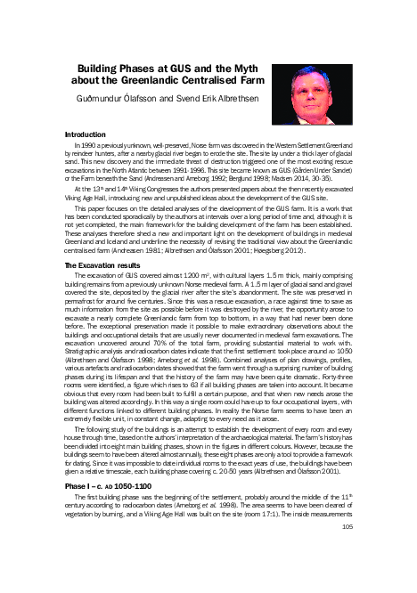 (PDF) Building Phases at GUS and the Myth about the Greenlandic ...