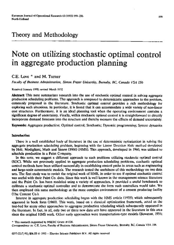 (PDF) Note on utilizing stochastic optimal control in aggregate ...