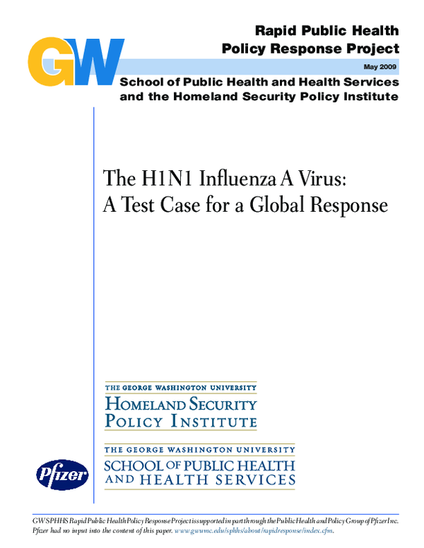 (PDF) The H1N1 Influenza A Virus: A Test Case for a Global Response