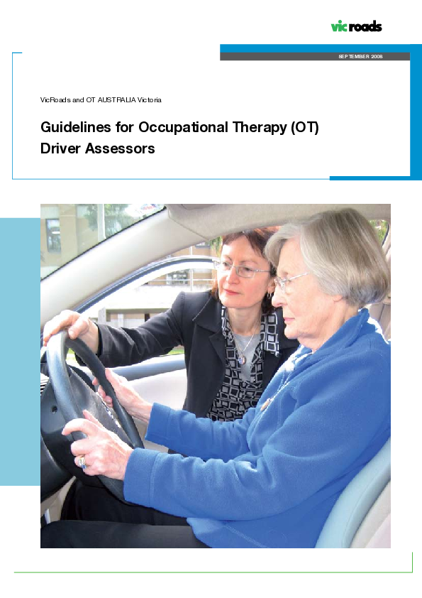 (PDF) Guidelines for Occupational Therapy (OT) Driver Assessors
