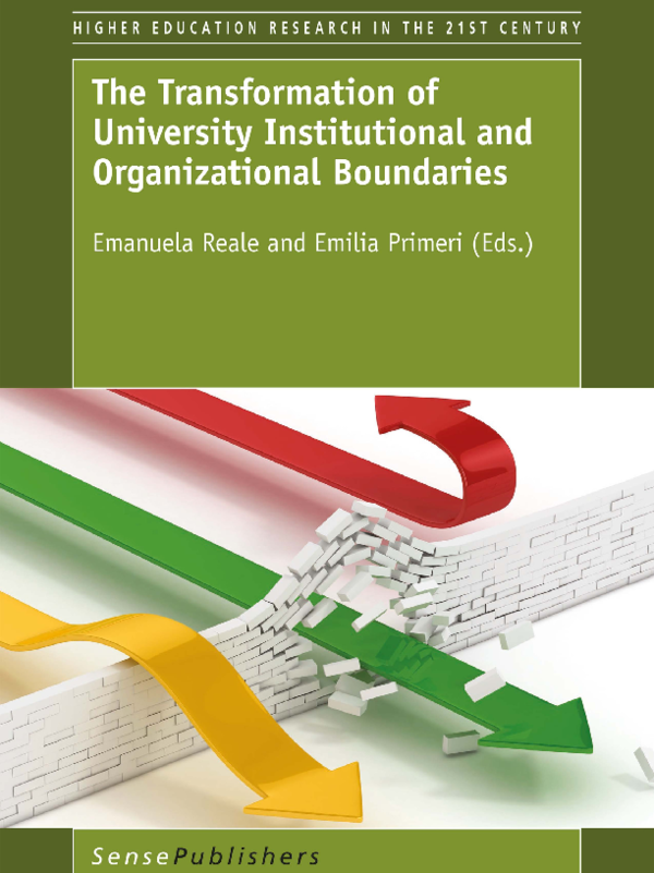 (PDF) The Transformation of University Institutional and Organizational ...