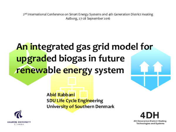 (PDF) An integrated gas grid model for upgraded biogas in future ...