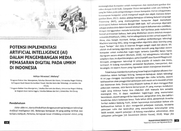 (PDF) Potensi Implementasi Artificial Intelligence (AI) dalam ...