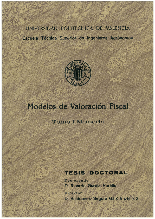 (PDF) Modelos de valoración fiscal