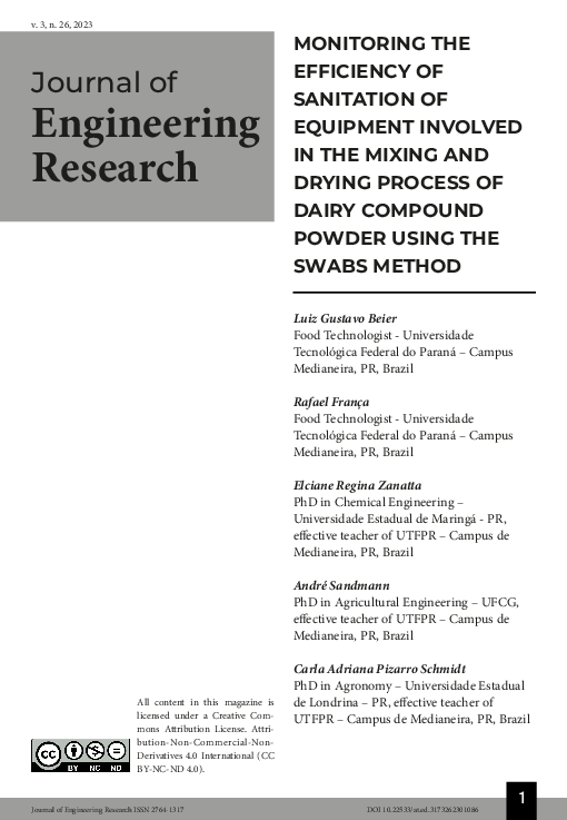 (PDF) MONITORING THE EFFICIENCY OF SANITATION OF EQUIPMENT INVOLVED IN ...
