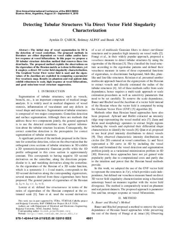 (PDF) Detecting tubular structures via direct vector field singularity ...