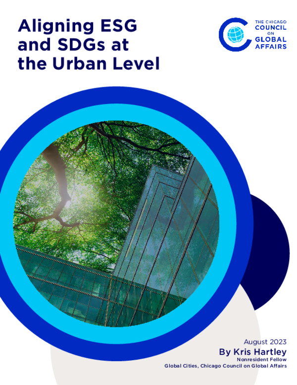 (PDF) Aligning ESG and SDGs at the Urban Level