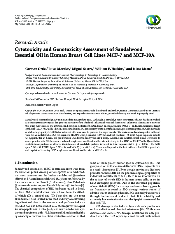 (PDF) Cytotoxicity and genotoxicity assessment of silver nanoparticles ...