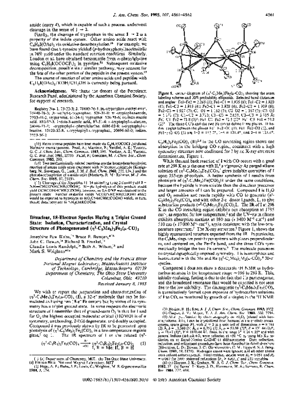 (PDF) Dinuclear, 18-electron species having a triplet ground state ...