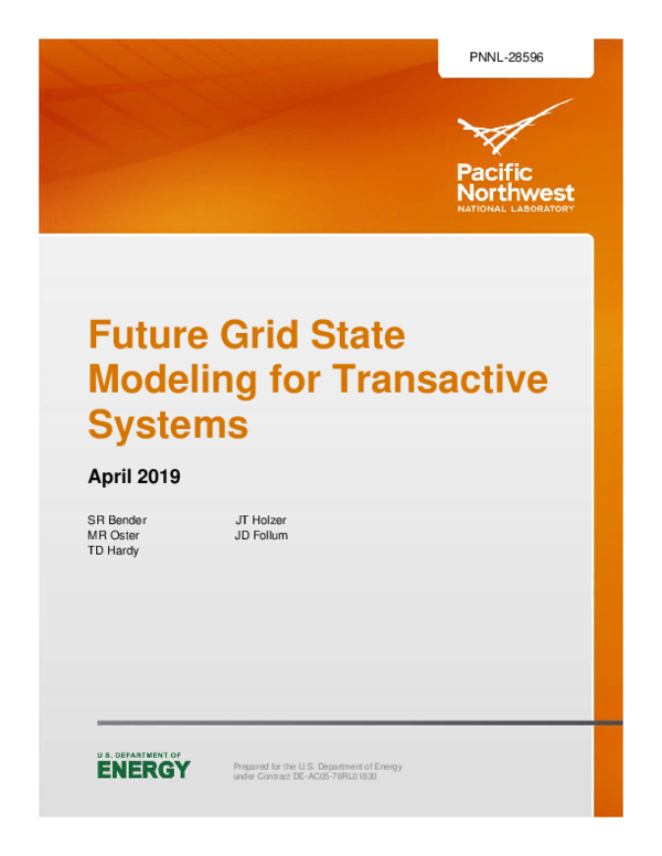 (PDF) Future Grid State Modeling for Transactive Systems | Jesse Holzer - Academia.edu
