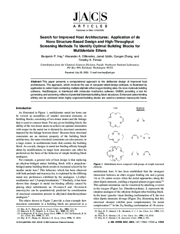 (PDF) Search for Improved Host Architectures: Application of de Novo ...