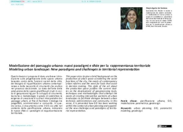 (PDF) Modeling urban landscape: New paradigms and challenges in ...