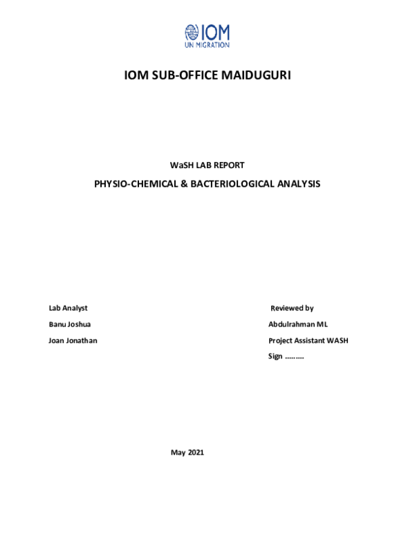 (PDF) Lab pictorial report | MUSTAPHA IBRAHIM - Academia.edu