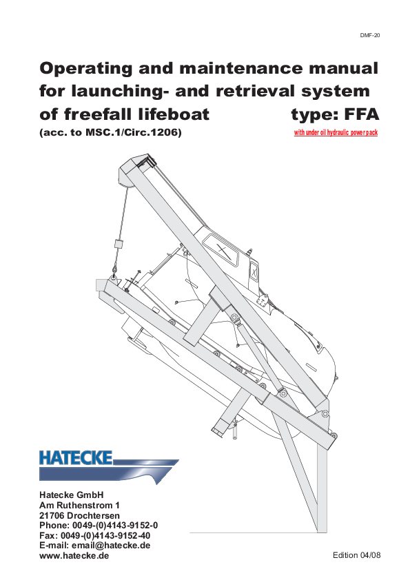 (PDF) Operating and maintenance manual for launching- and retrieval ...