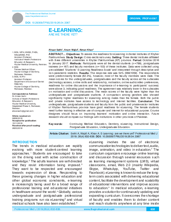 (PDF) eLEARNING