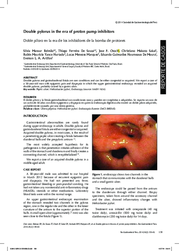 (PDF) Double pylorus in the era of proton pump inhibitors